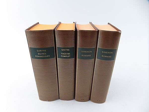 BIBLIOTHEQUE DE LA PLEIADE (4 volumes) : - SARTRE, | Objets d'art ...