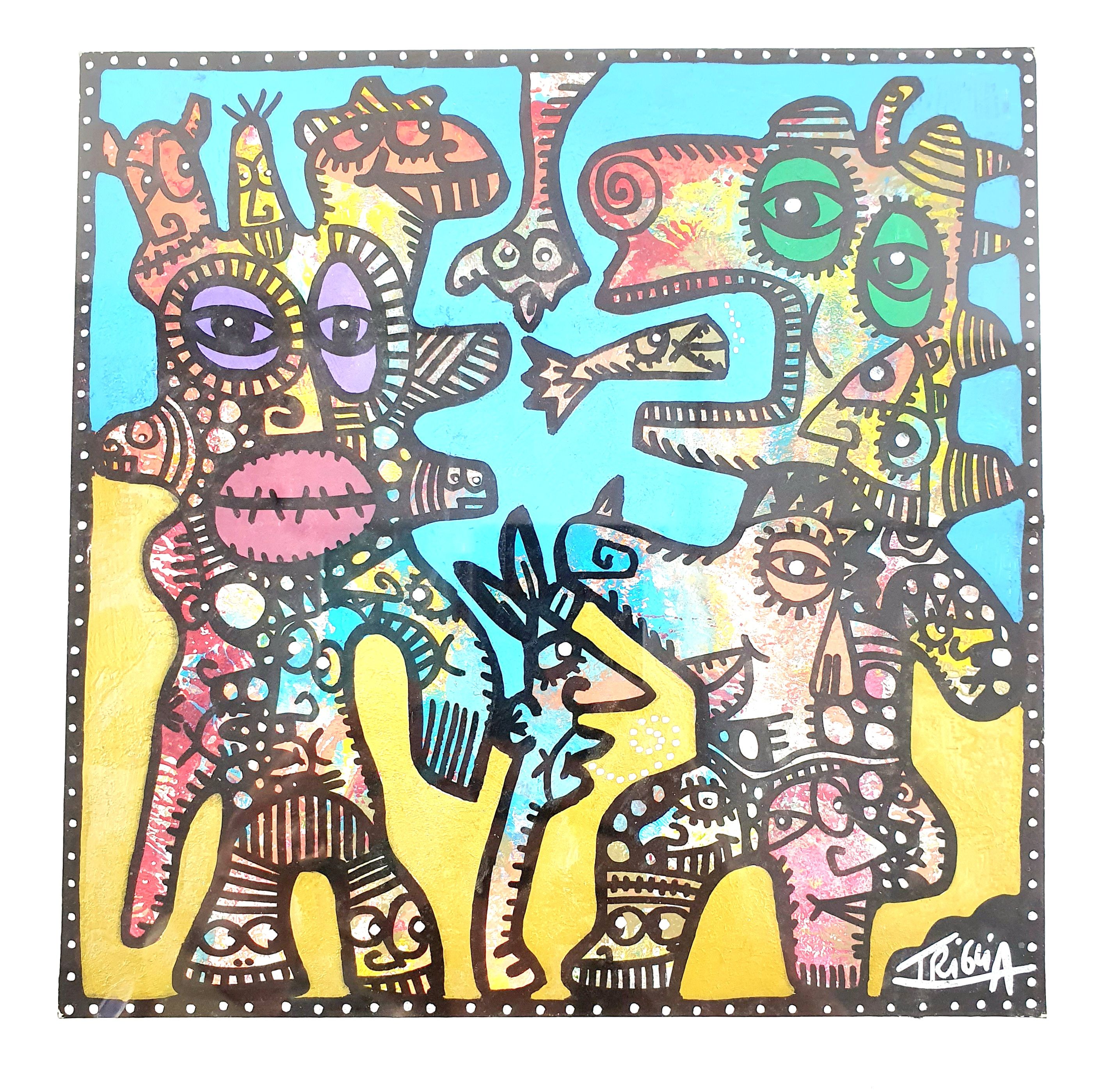 Didier TRIGLIA (1966) "La dégustation" Acrylique | Objets d'art ...